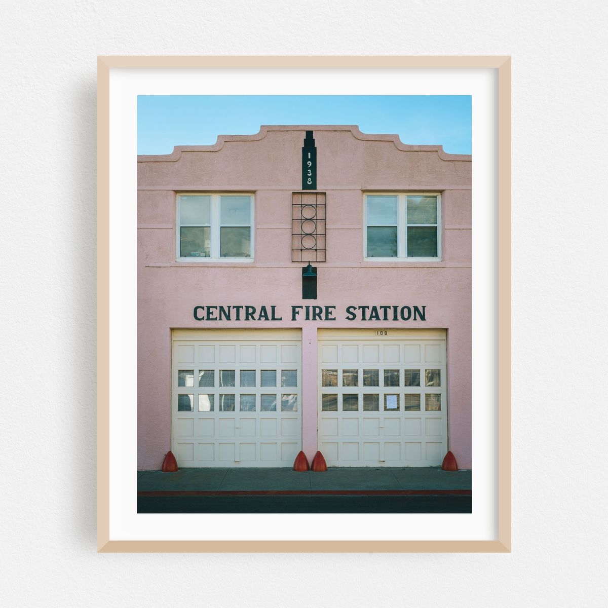 Central Fire Station, Marfa | On the Roadside: Posters, Framed Wall Art ...