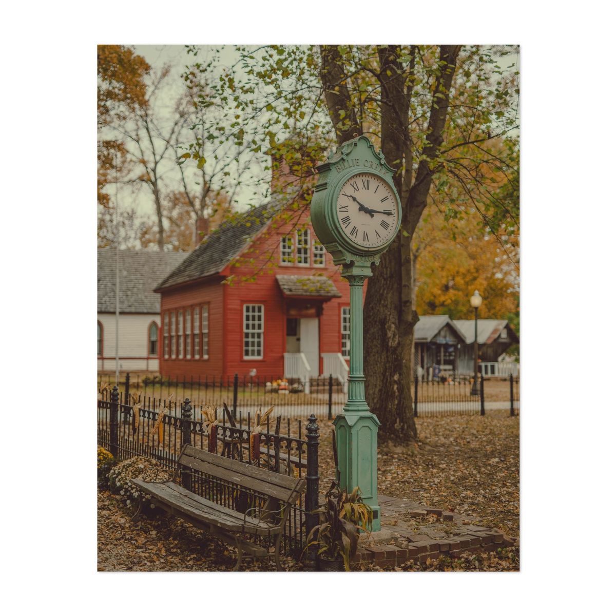 Billie Creek Village Clock 01 | Photography and Print Shop
