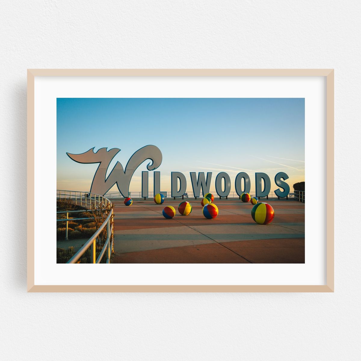 Wildwoods Beach Ball Sign | On the Roadside: Posters, Framed Wall Art ...