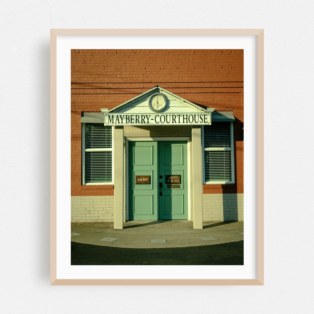 Mayberry Courthouse & Jail, Mount Airy | On the Roadside: Posters ...