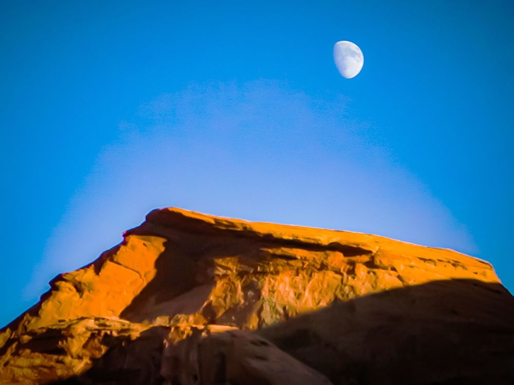 Utah Moon Rising Over Red Rock Valley of the Gods | Photo Impressions ...