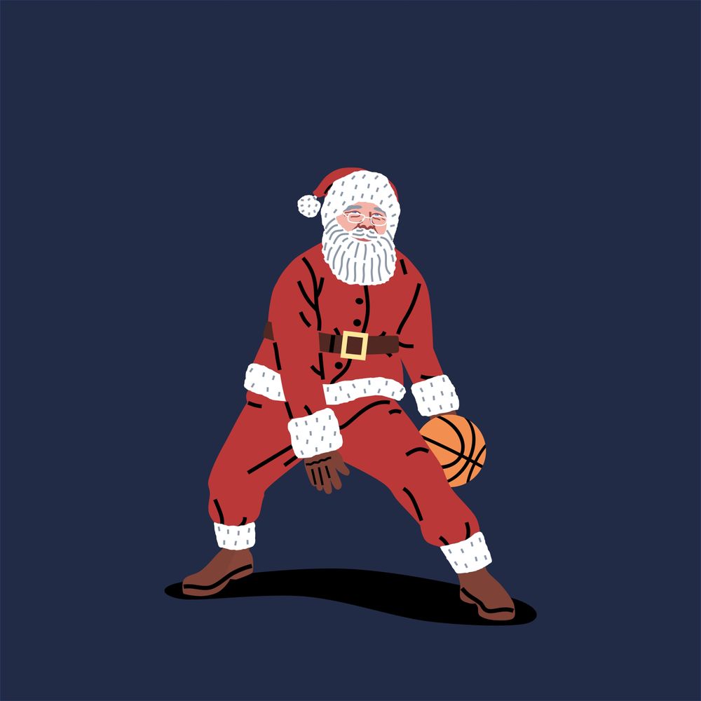 Balling Santa | Framer Gallery | Framed Wall Art Prints