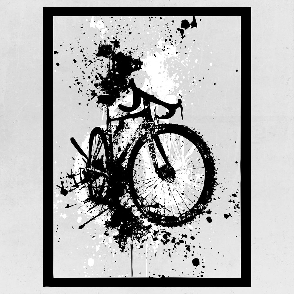 Bike'n'Ride. Punk cycling | Framer Gallery | Framed Wall Art Prints