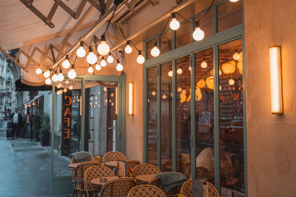 Cafe Lights | Framer Gallery | Framed Wall Art Prints