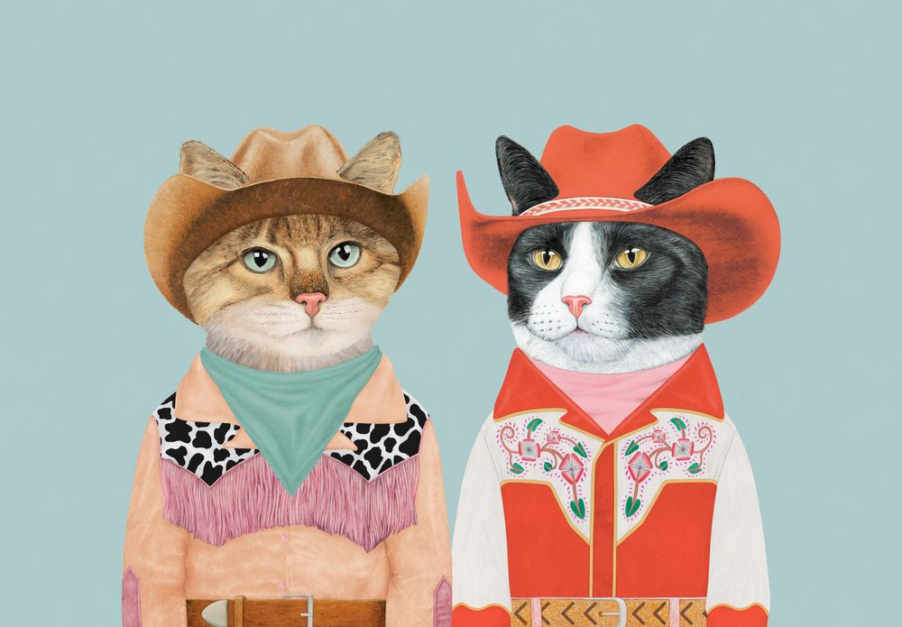 Cowboy Cats | Framer Gallery | Framed Wall Art Prints