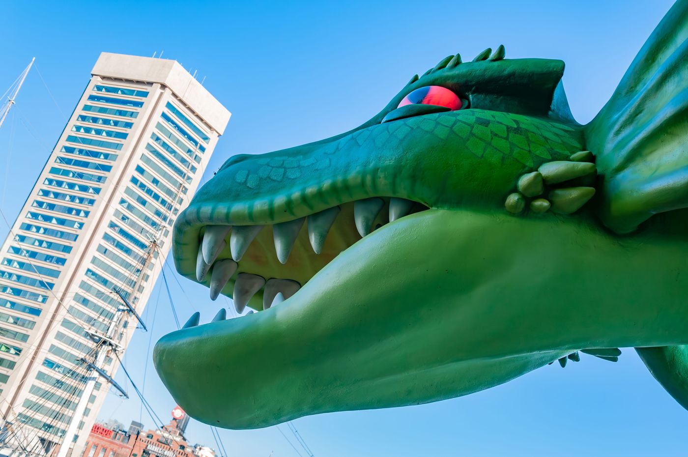 Dragon Eats Baltimore | Framer Gallery | Wall Art & Prints