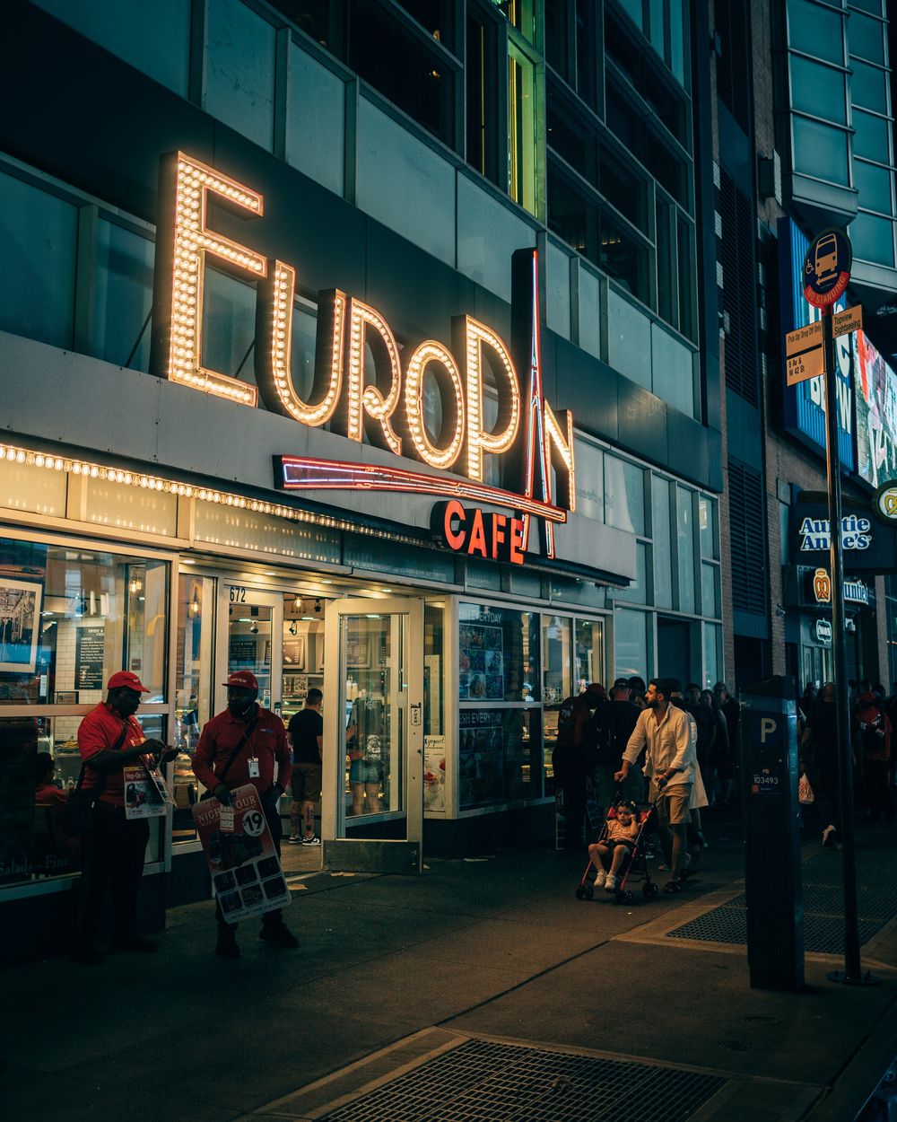 Europan Cafe, Midtown | On the Roadside: Posters, Framed Wall Art ...