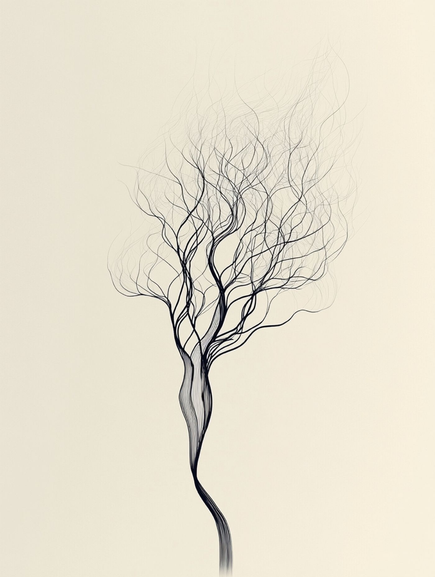 Fine Line Tree Art | Framer Gallery | Framed Wall Art Prints