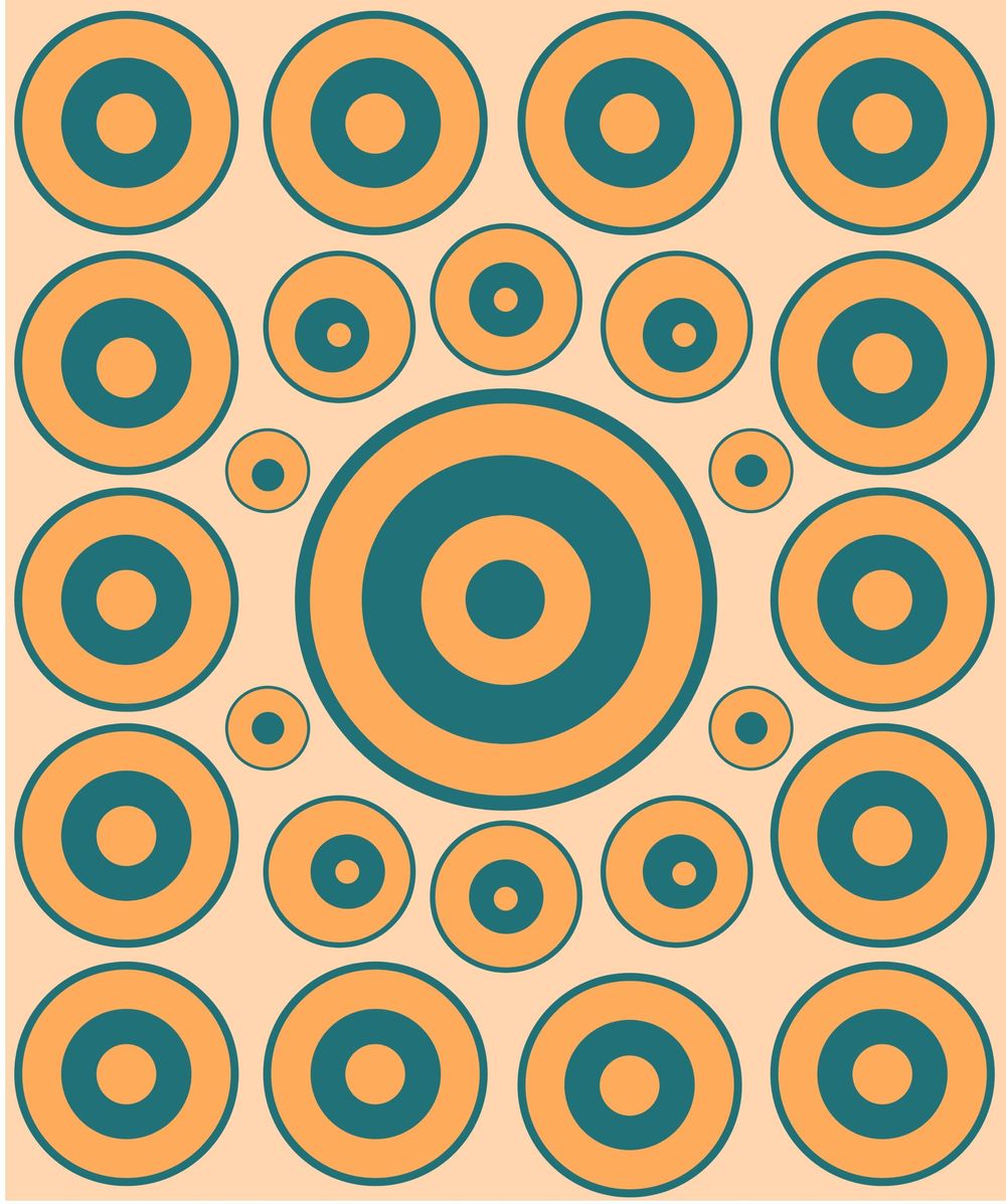 Geometric Circle Shape Pattern | Framer Gallery | Framed Wall Art Prints