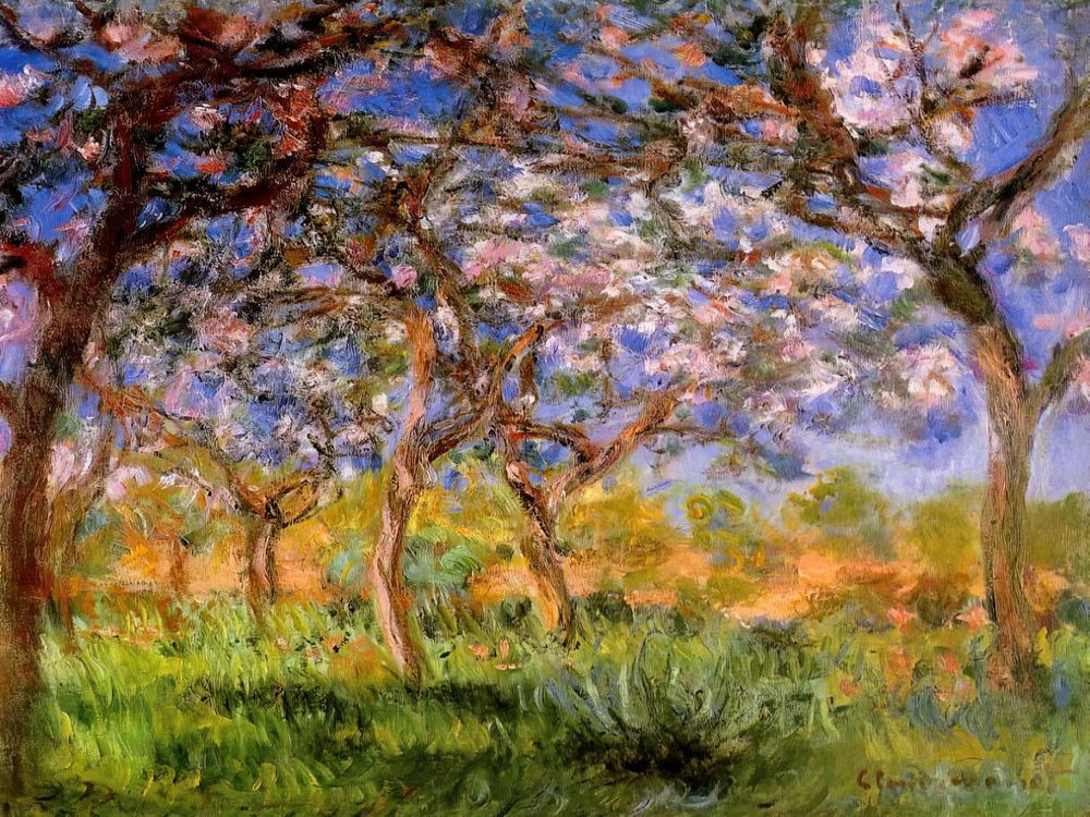 Giverny in Springtime - claude monet | Framer Gallery | Framed Wall Art ...