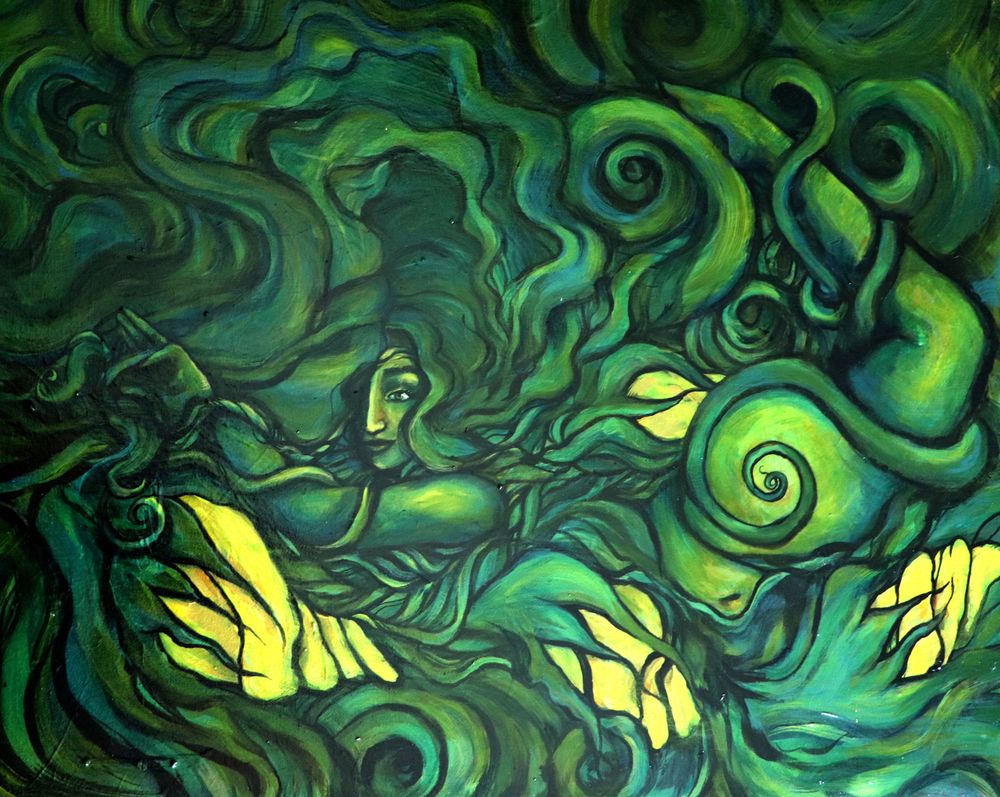 Green Gaia Goddess | Framer Gallery | Framed Wall Art Prints