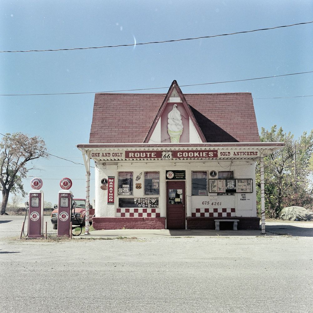 Journey through nostalgia on Route 66 at the historic Cookies stop ...