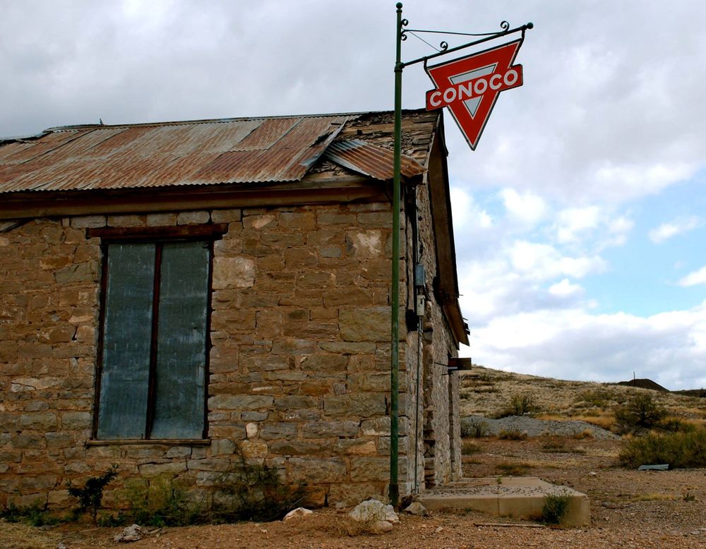 Lake Valley New Mexico Ghost Town Conoco Gas Station | Photo Impressions by Fern Shaffer