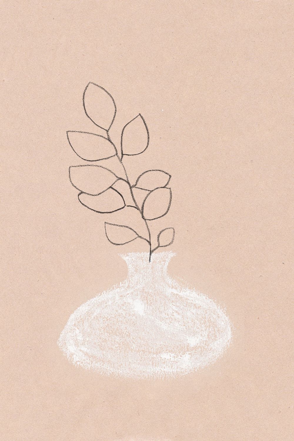 Minimalist vase and plant | Framer Gallery | Framed Wall Art Prints