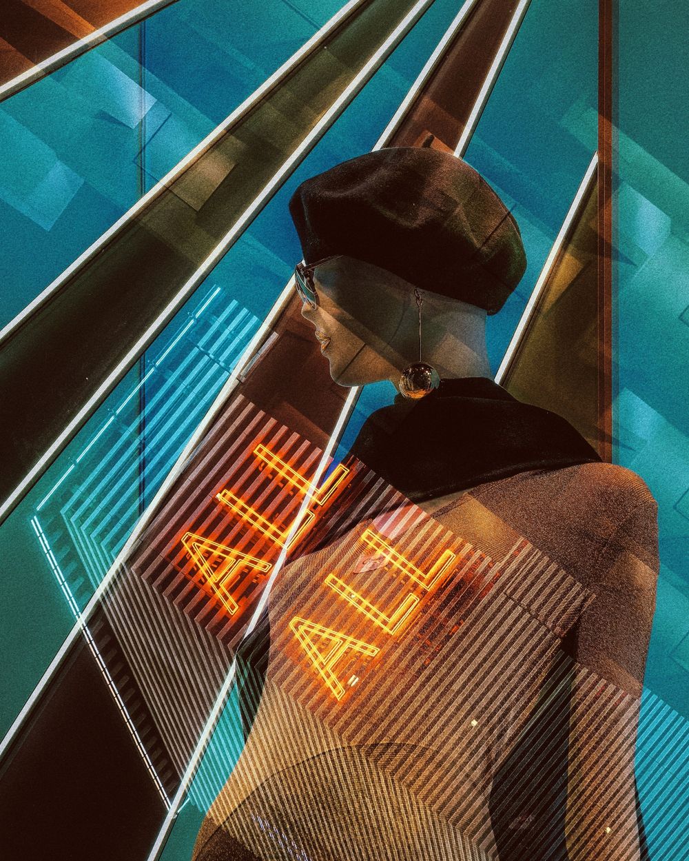 Neon Pose | Modern Greek Photography Prints