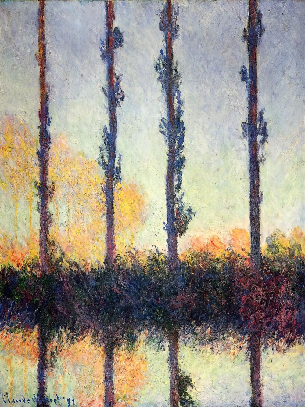 Poplars (Four Trees) - claude monet | Framer Gallery | Wall Art & Prints
