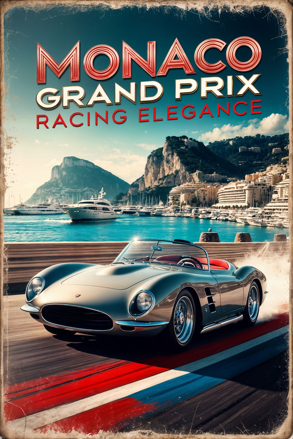 Retro Roadster Design: Monaco Harbor and Cliffs | Framer Gallery ...